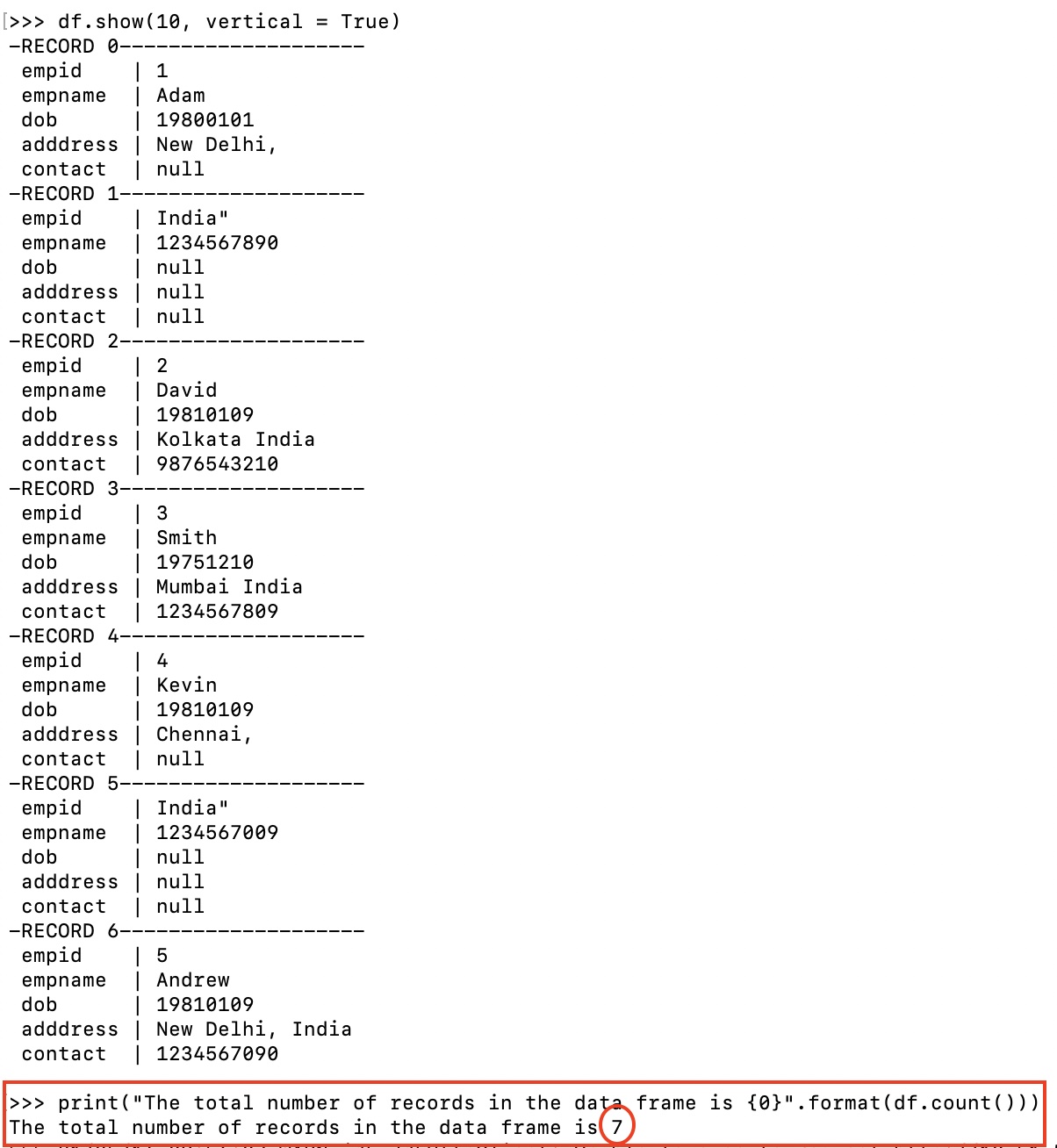 Read Csv File With Newline Character In Pyspark Read Csv Without Multiline Option Vertical